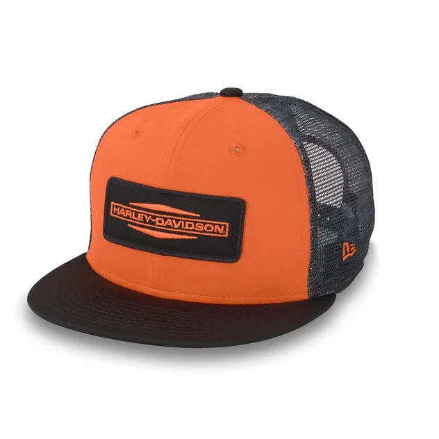 Harley-Davidson Stacked 9FIFTY Adjustable Trucker Hat – V-Twins Motorcycles