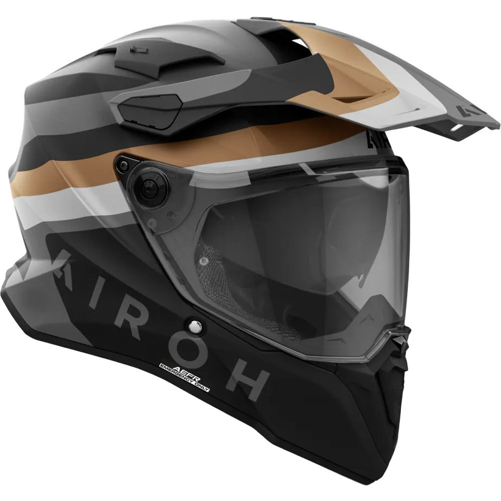 Airoh Commander 2 Doom Matt Gold Adventure Helmet – V-Twins Motorcycles