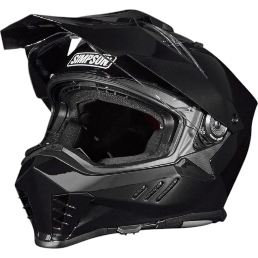 Simpson Xcursion Bandit Helmet - Gloss Black – V-Twins Motorcycles