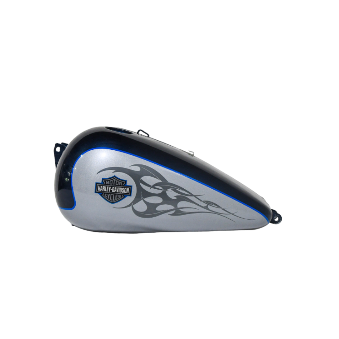 Harley-Davidson Dyna Wide Glide Fuel Tank - Luxury Blue/Diamond Ice – V ...